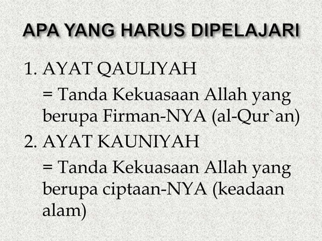 Materi qurdis IX 2 | PPT
