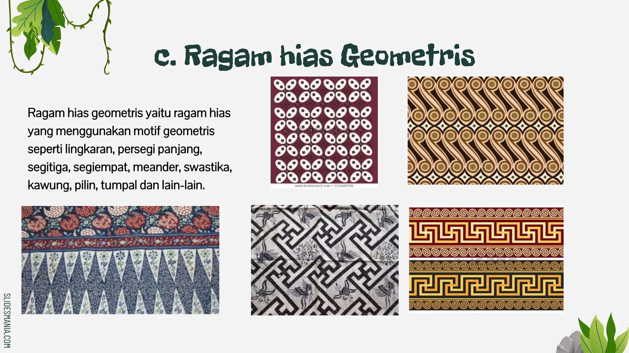 Materi Ragam hias kelas 7 semester 1 SMP | PPTX