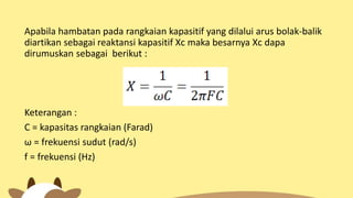 Materi Rangkaian Arus Bolak - Balik (AC) lengkap (kelas 12 SMA) | PPTX