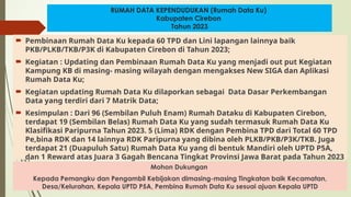 Rumah DataKu (Rumah Data Kependudukan) | PPTX