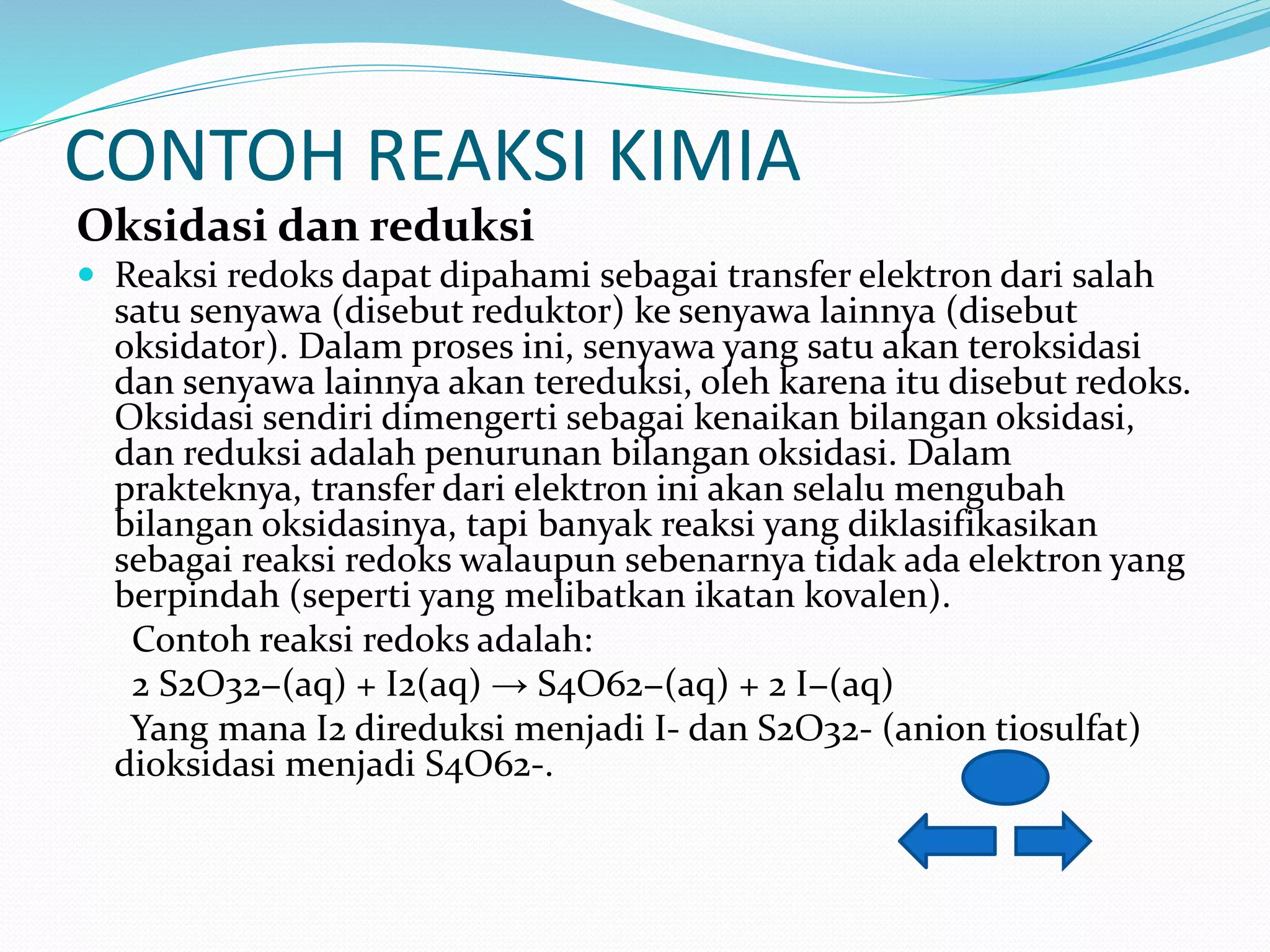 Materi reaksi, katalisator, biokatalisator | PPTX