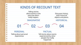 MATERI Recount Text kelas 8 SMP Kurikulum merdeka | PPTX