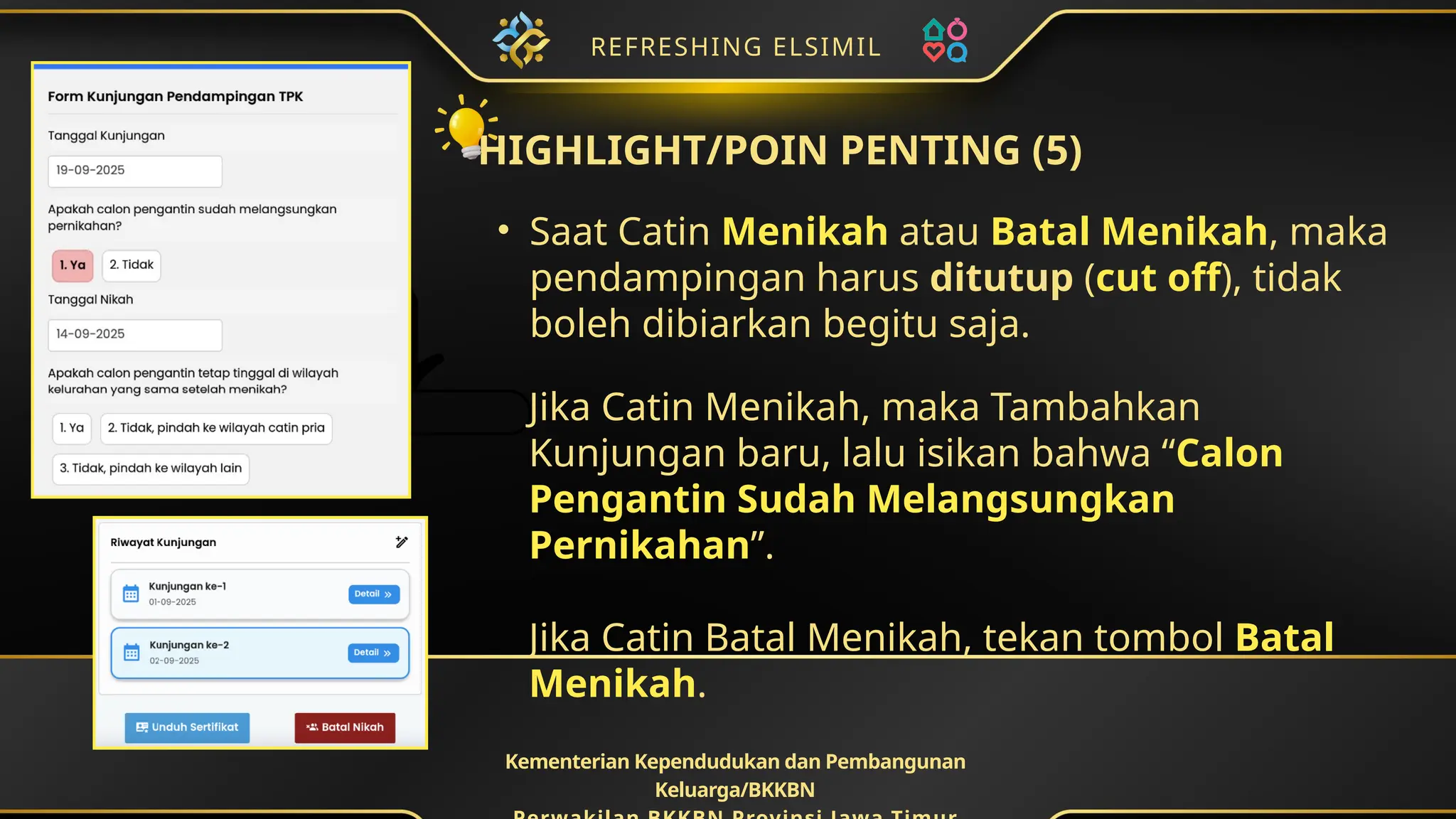 tata cara mengoperasikan aplikasi SIGA mobile Elsimil BKKBN | PPTX