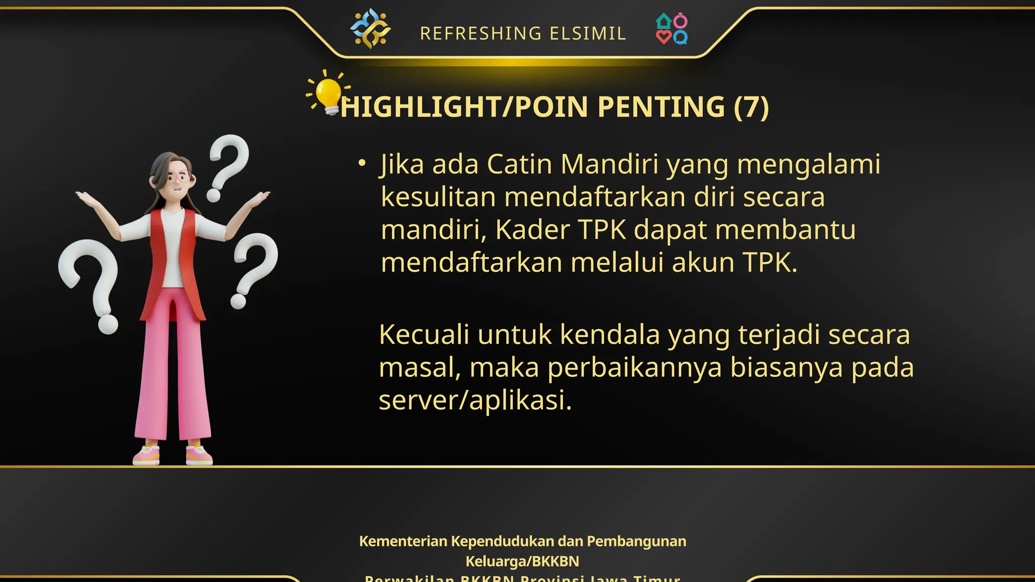 tata cara mengoperasikan aplikasi SIGA mobile Elsimil BKKBN | PPTX