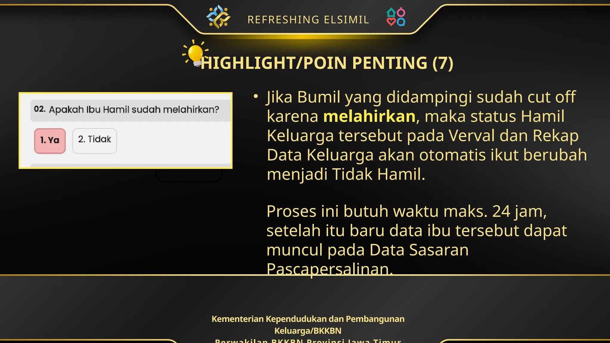 tata cara mengoperasikan aplikasi SIGA mobile Elsimil BKKBN | PPTX