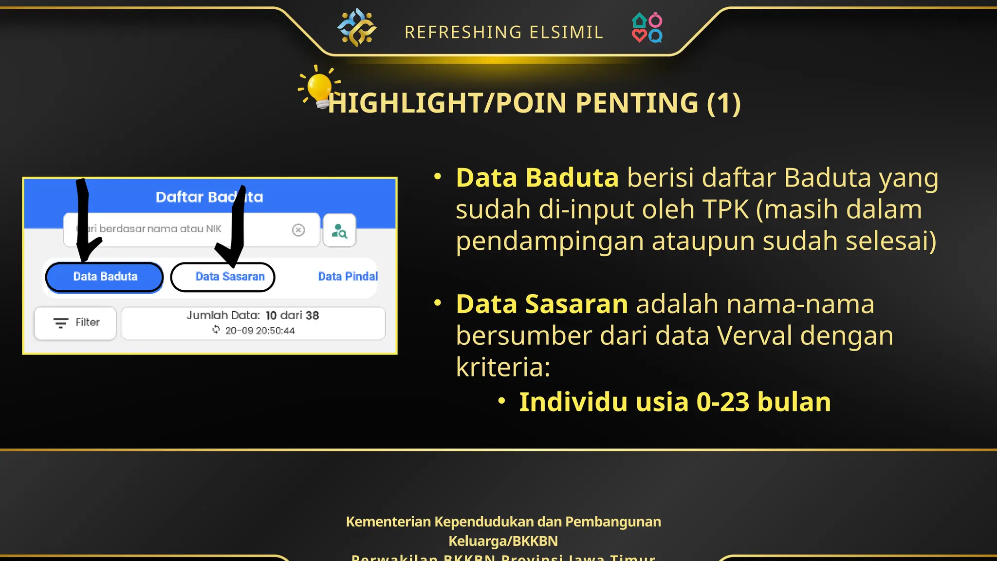 tata cara mengoperasikan aplikasi SIGA mobile Elsimil BKKBN | PPTX