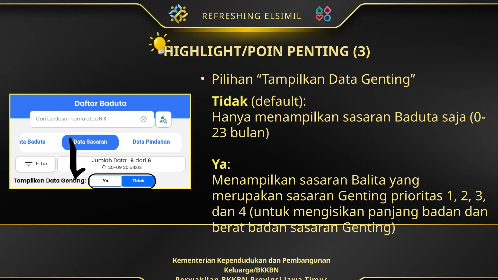 tata cara mengoperasikan aplikasi SIGA mobile Elsimil BKKBN | PPTX