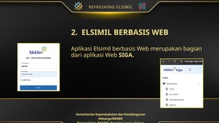 tata cara mengoperasikan aplikasi SIGA mobile Elsimil BKKBN | PPTX
