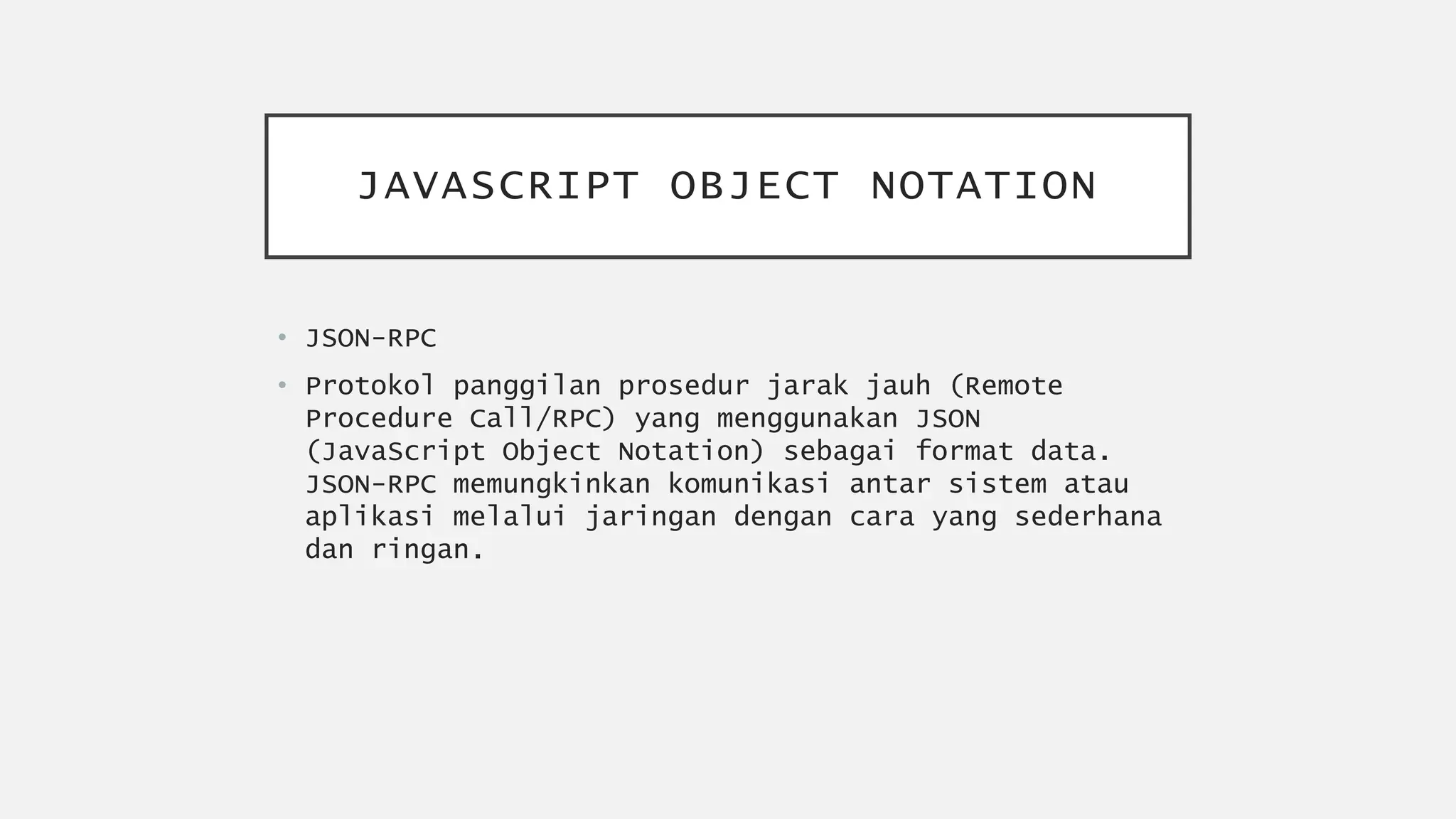 MATERI SIstem paralel terdistribusi Remote Procedure Call (RPC) | PPTX