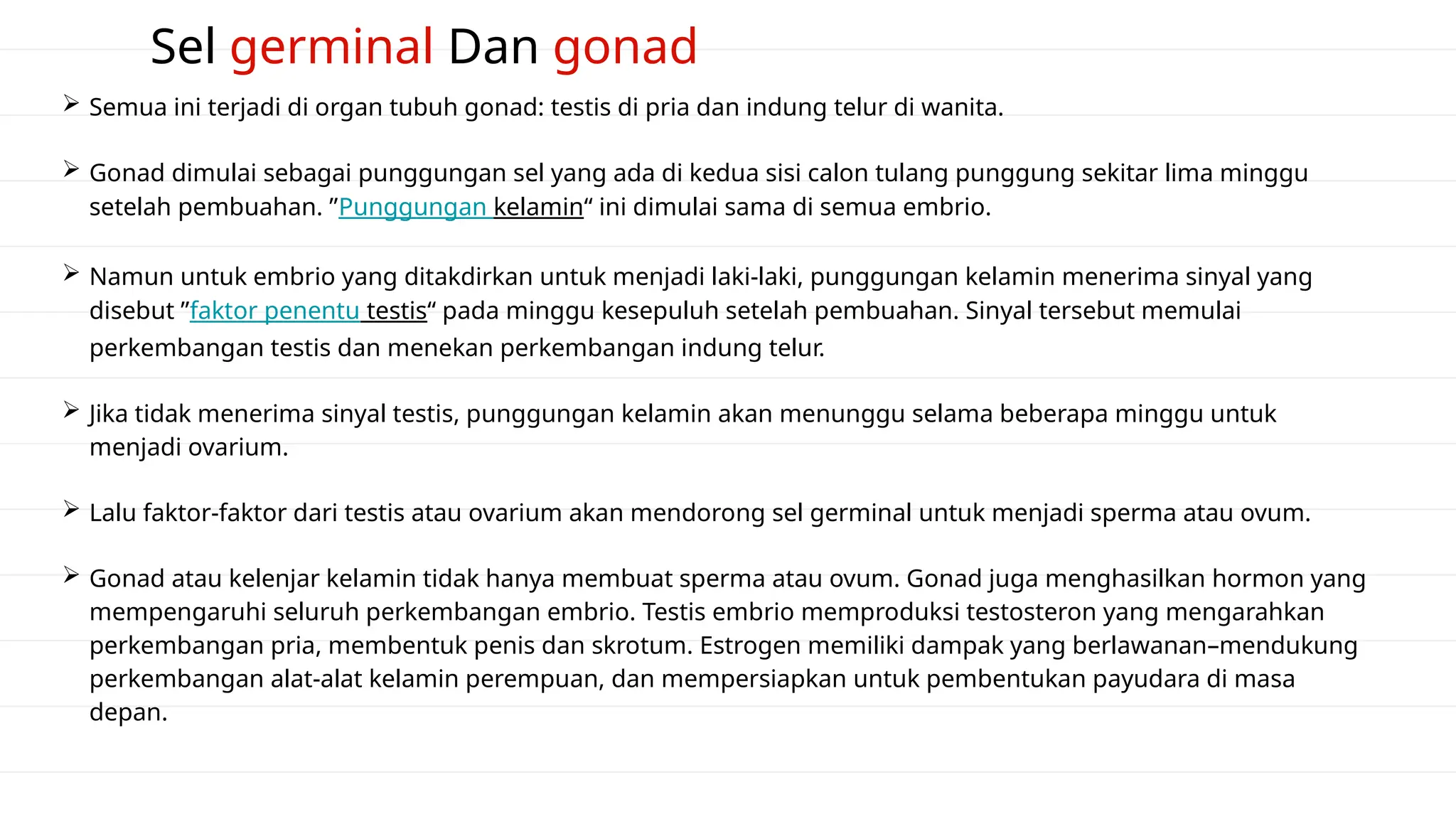 Materi Reproduksi (gematogenesis & spermatogenesis) | PPTX