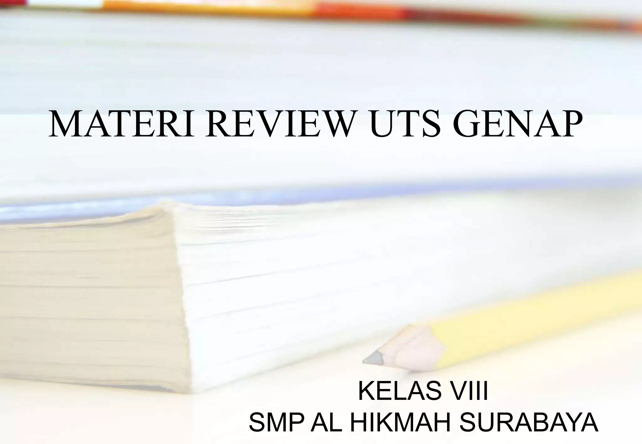 Materi review uts genap | PPTX