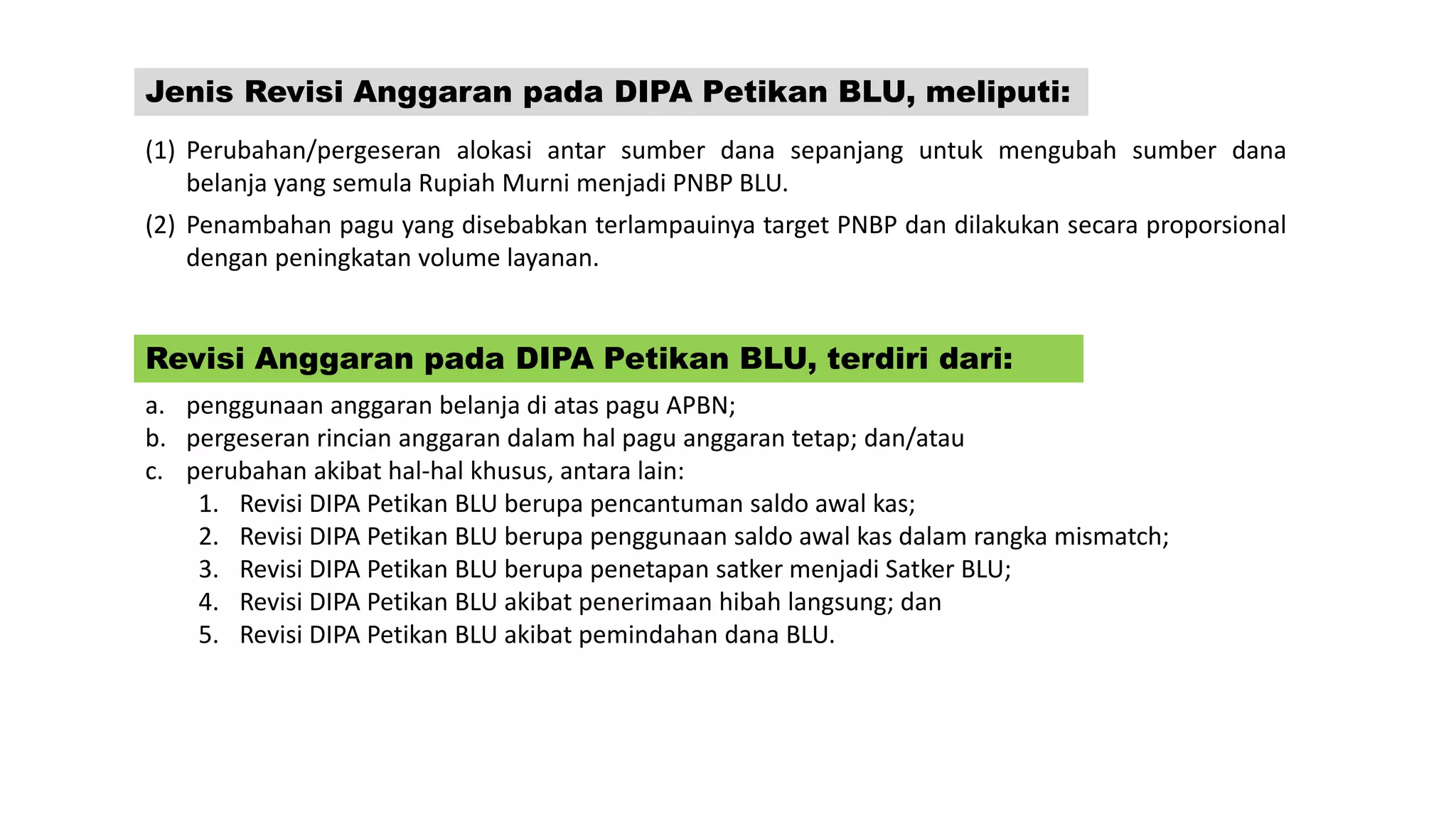 Tata Cara Revisi Anggaran Kewenangan Ditjen Perbendaharaan | PPT