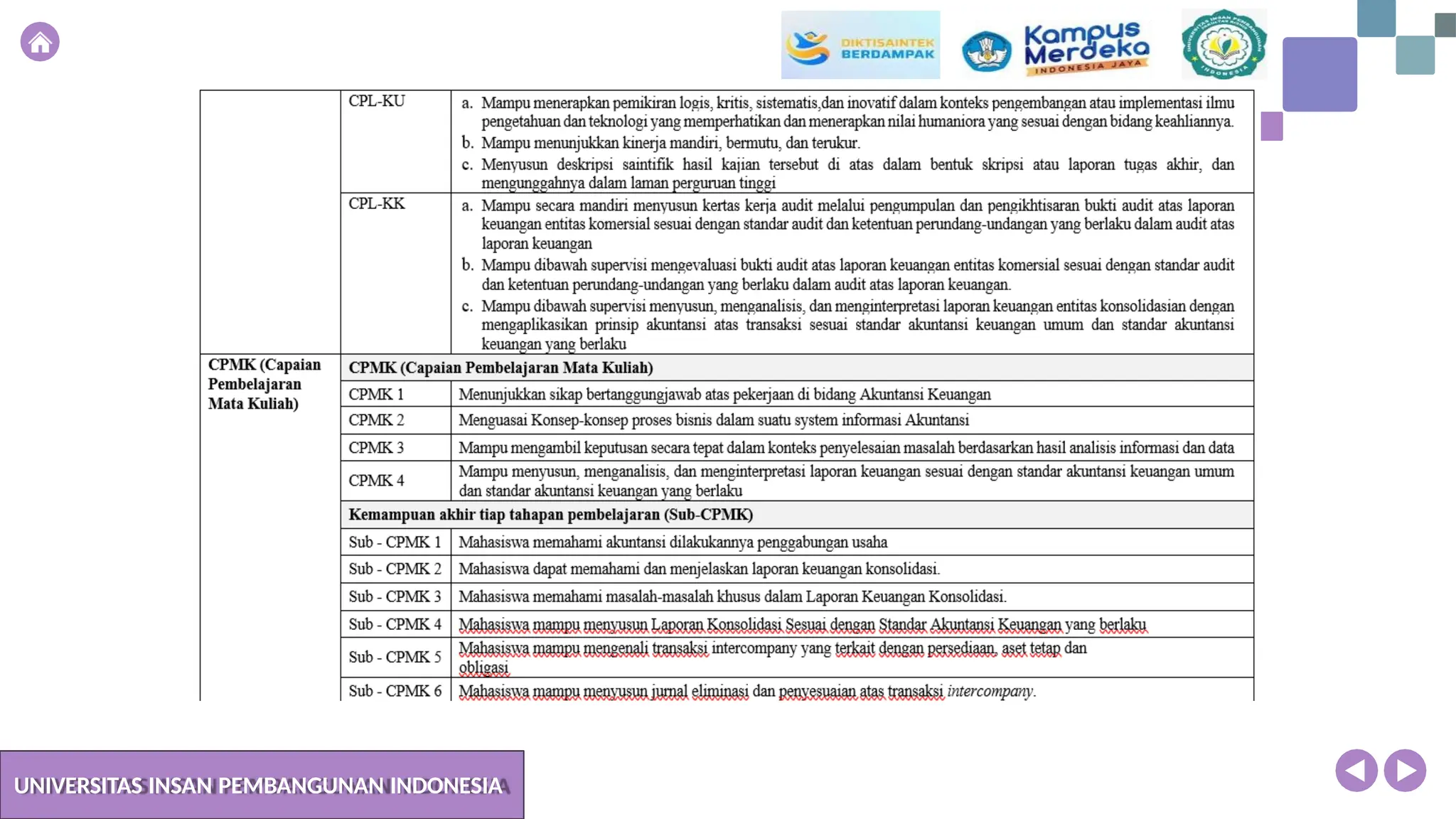 Materi RPS OBE UNIPI matakuliah AKL1 akuntansi | PPTX