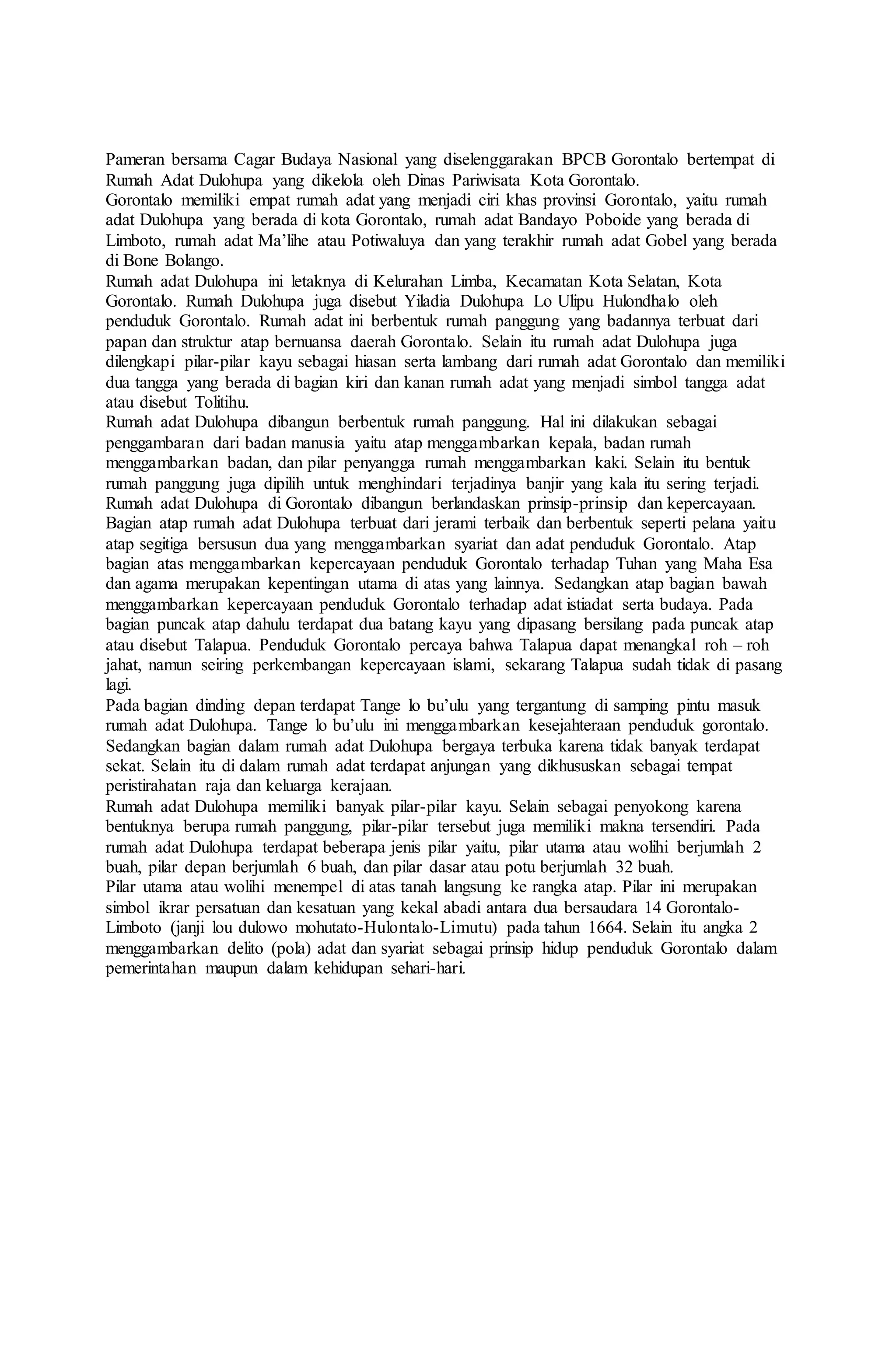 Materi rumah adat | DOCX