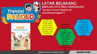 Transisi PAUD-SD yang Menyenangkan..pptx