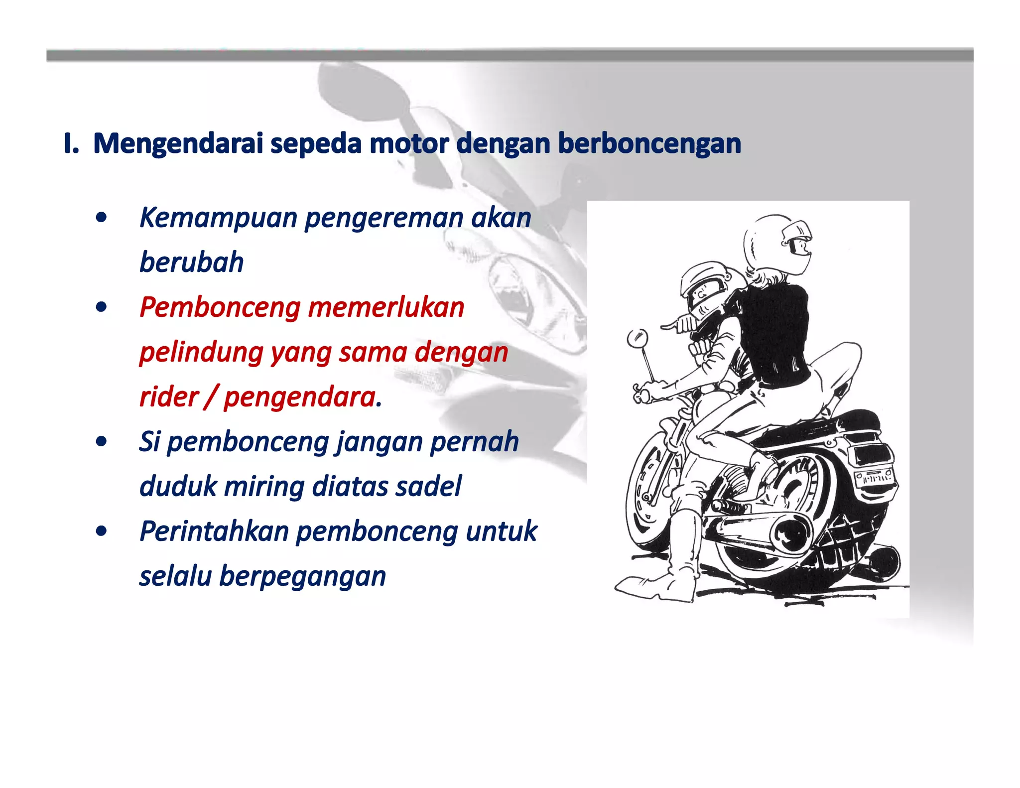 Materi safety riding | PDF