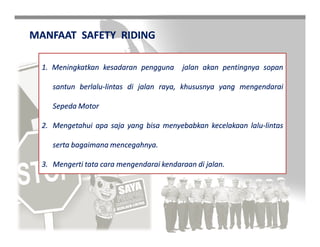 Materi safety riding | PDF
