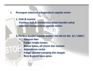Materi safety riding | PDF