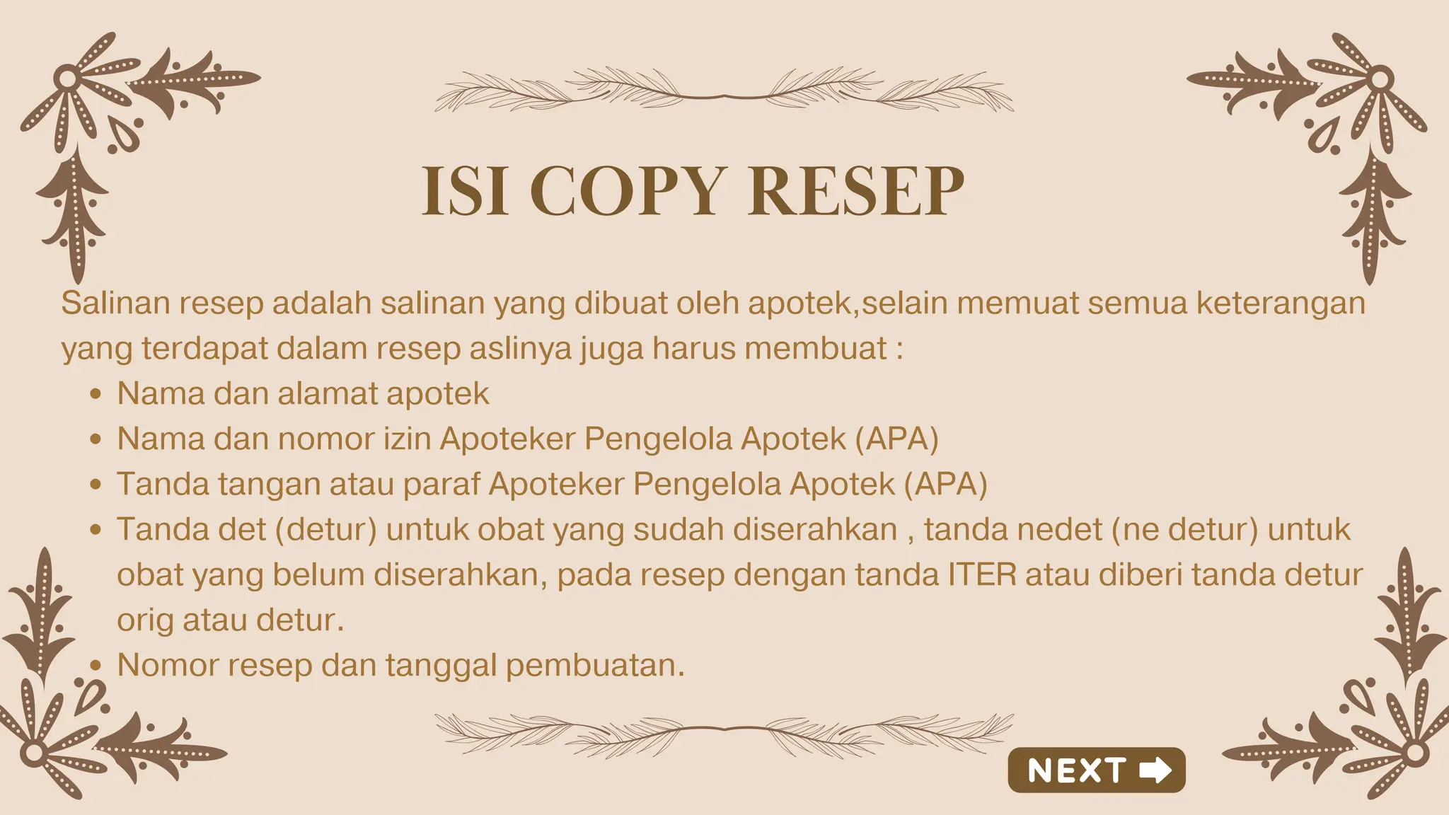 Materi salinan resep mata pelajaran pelayanan farmasi | PDF