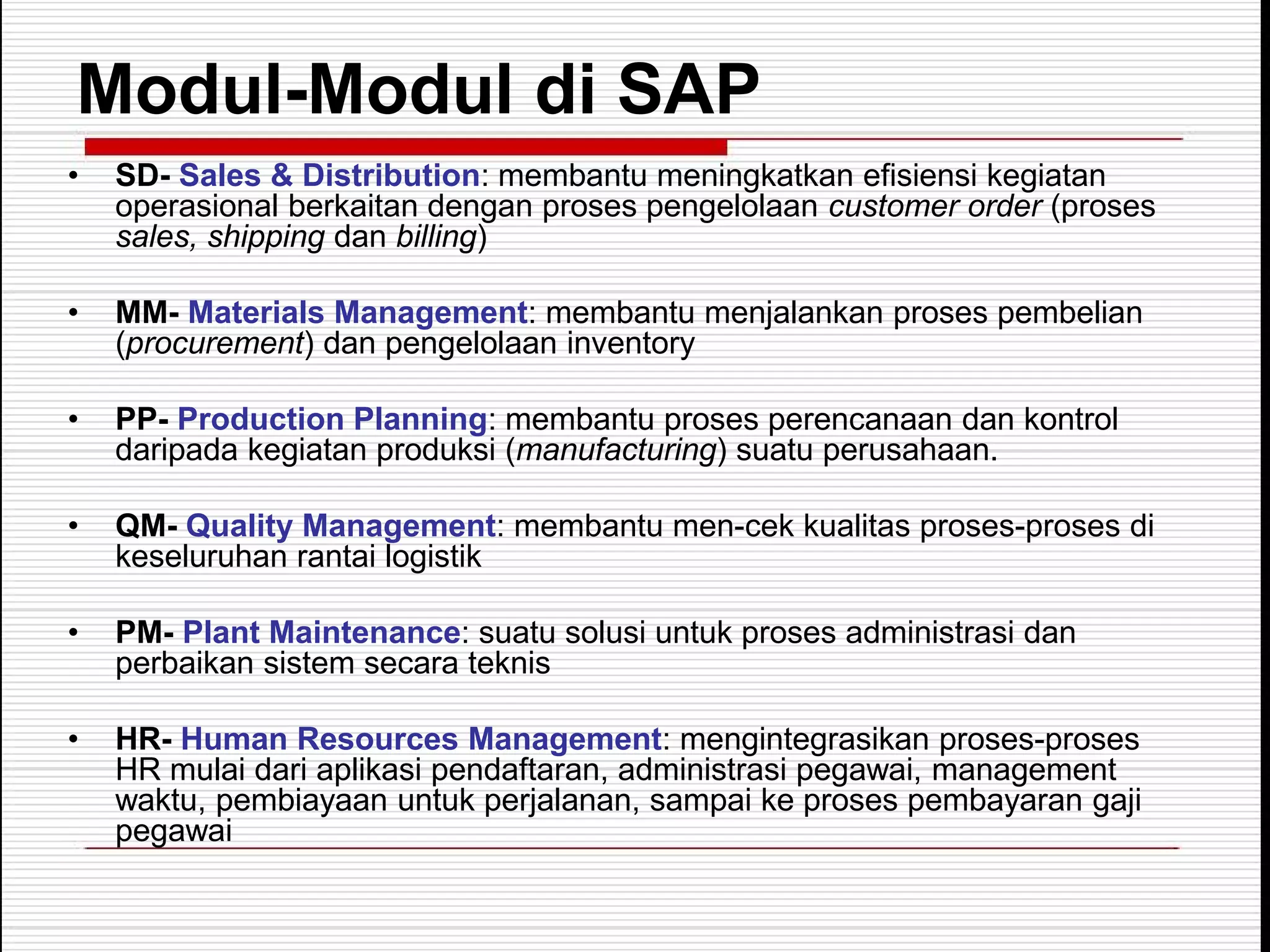 Materi SAP | PPT