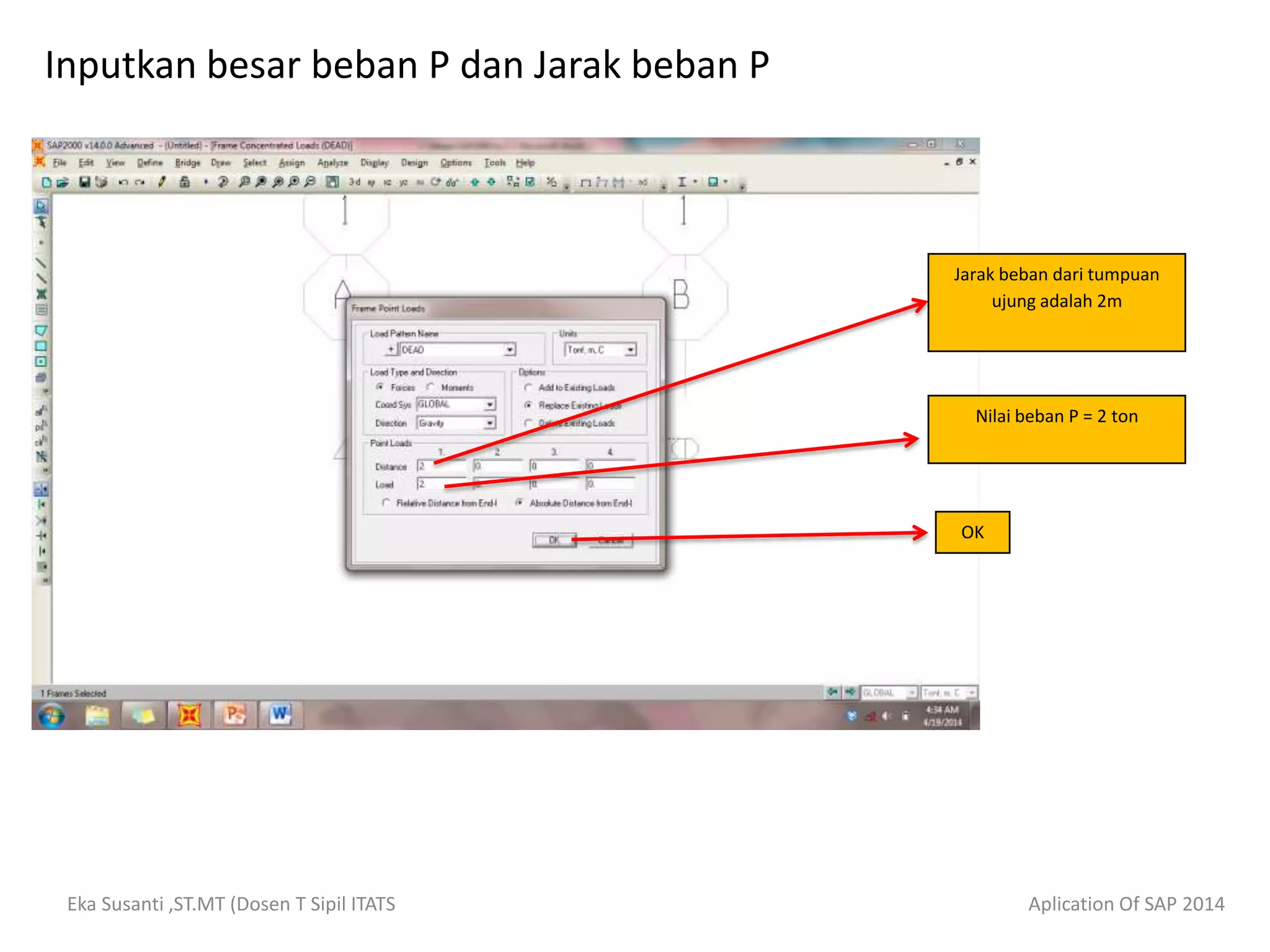 Materi sap statika | PPT