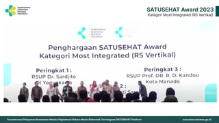 Satu sehat materi satu sehat puskesmas kemenkes | PDF