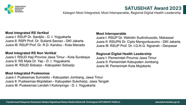 Satu sehat materi satu sehat puskesmas kemenkes | PDF