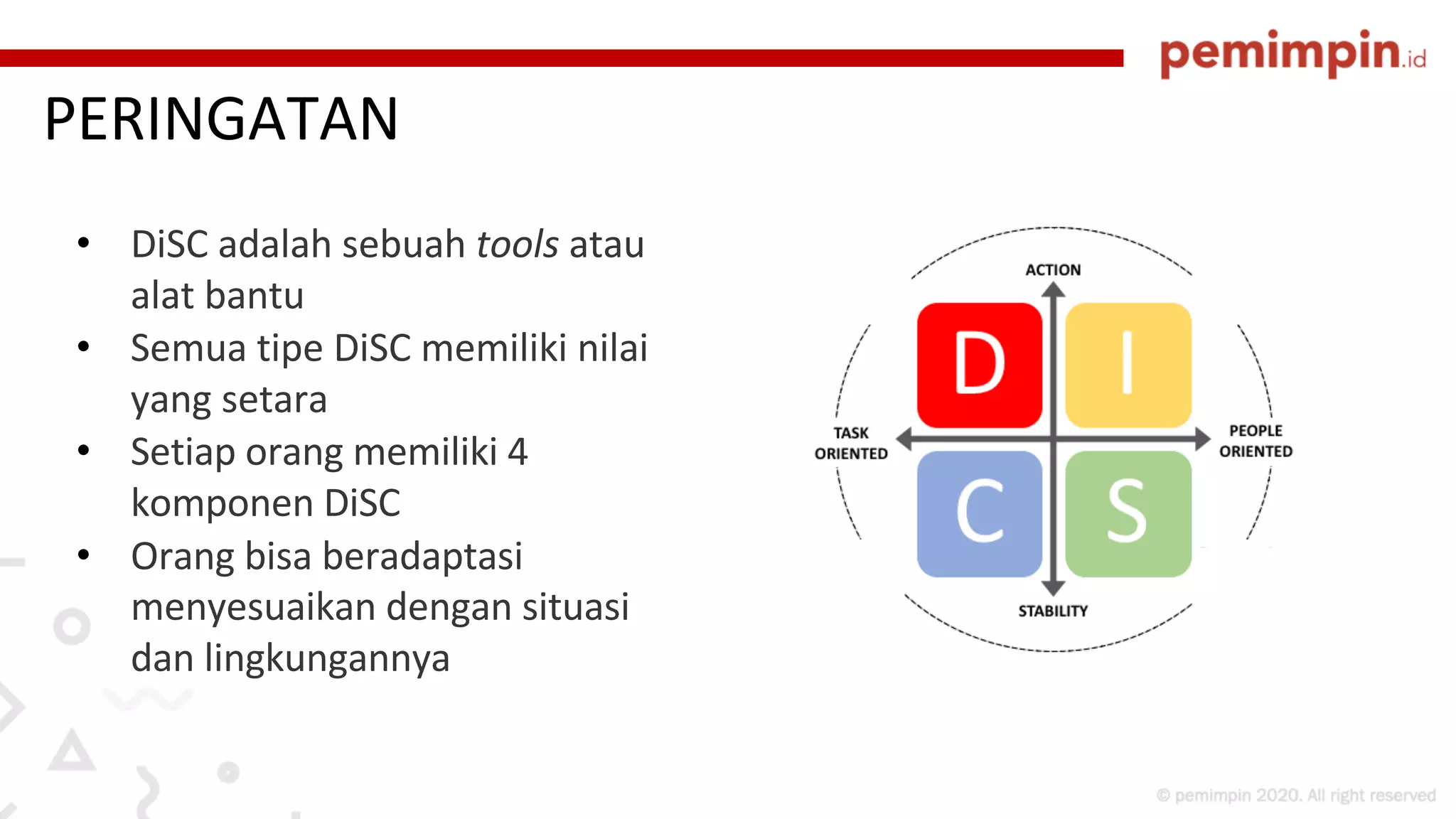 Tes Kepribadian - DISC | PDF