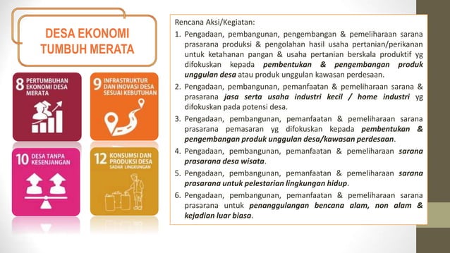 Materi SDGs Kec Bulu 17 Sept. Sebagai contoh | PPT