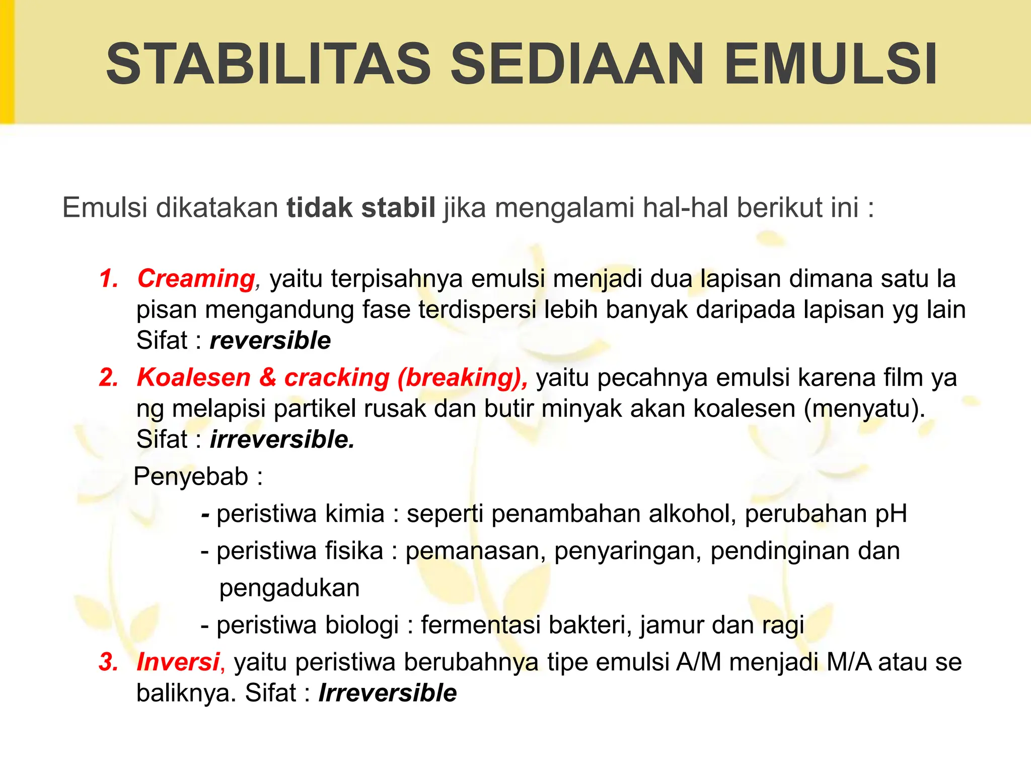 SEDIAAN EMULSI : DEFINISI, TIPE EMULSI, JENIS EMULGATOR DAN CARA ...