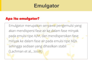 SEDIAAN EMULSI : DEFINISI, TIPE EMULSI, JENIS EMULGATOR DAN CARA ...