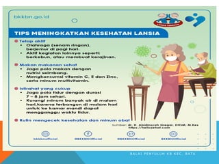 MATERI SELANTANG SHOW - sekolah lansia tangguh | PPTX