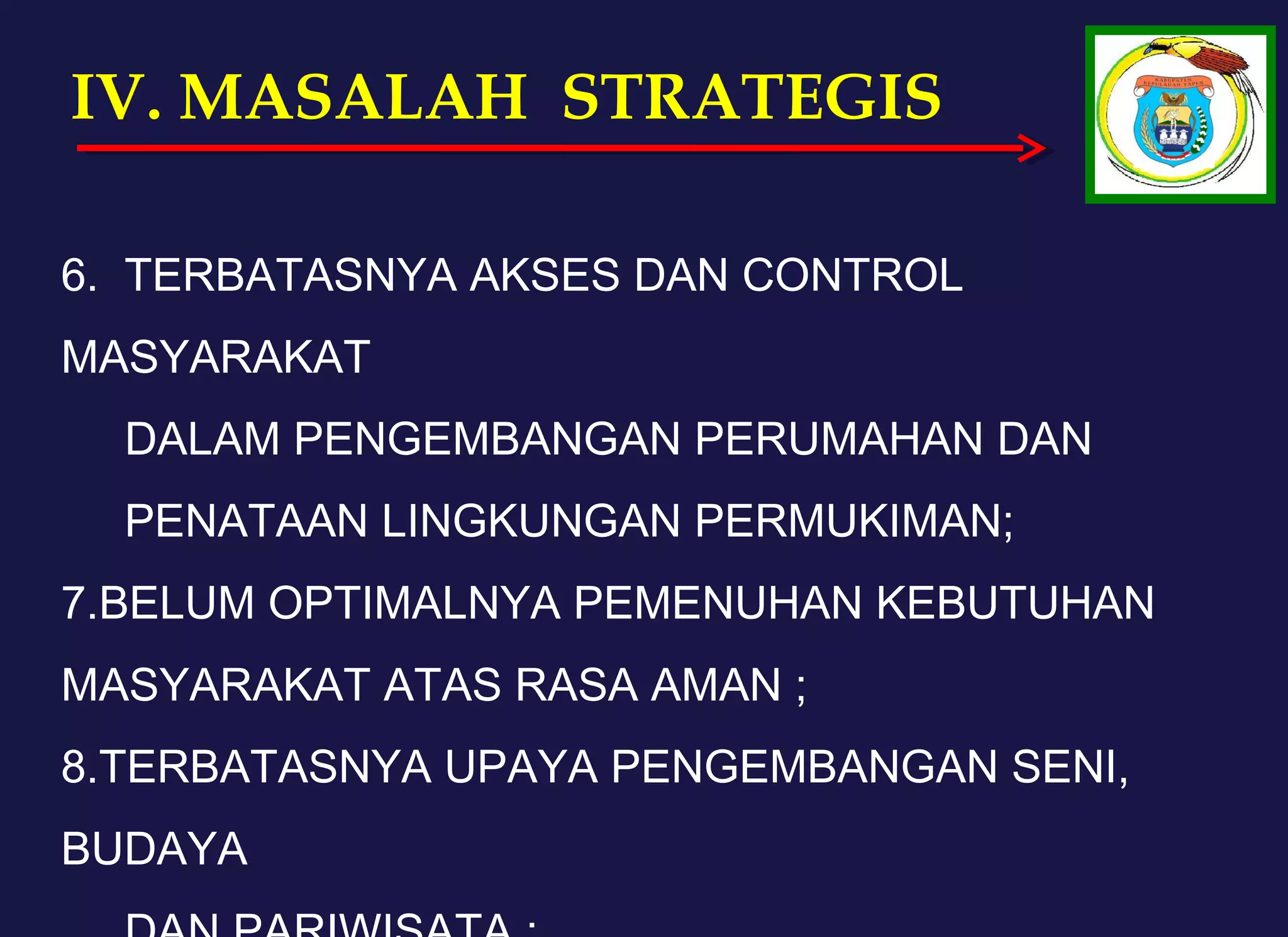 Materi selayang pandang yapen | PPT