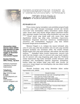 Perawatan Usila dalam Keluarga | PDF