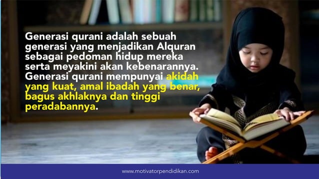 Materi Seminar Parenting Peran orang tua membangun generasi qurani ...