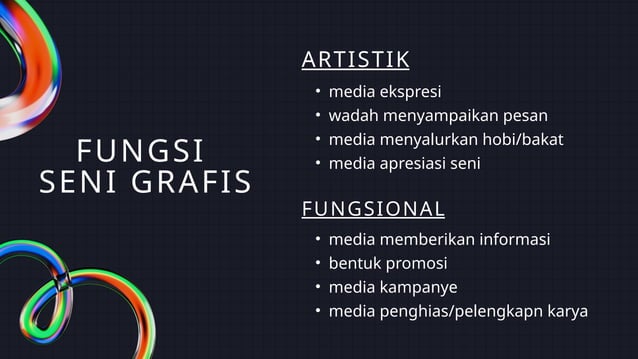 MATERI SENI GRAFIS MAPEL SENI BUDAYA KELAS 9 | PPTX