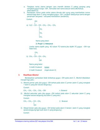Materi senyawa karbon | PDF