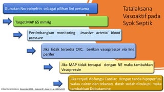 Comprehensive Management and Classification of Septic Shock and Sepsis ...