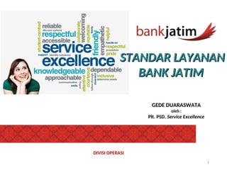 Materi Service Excellence for new employee | PPT