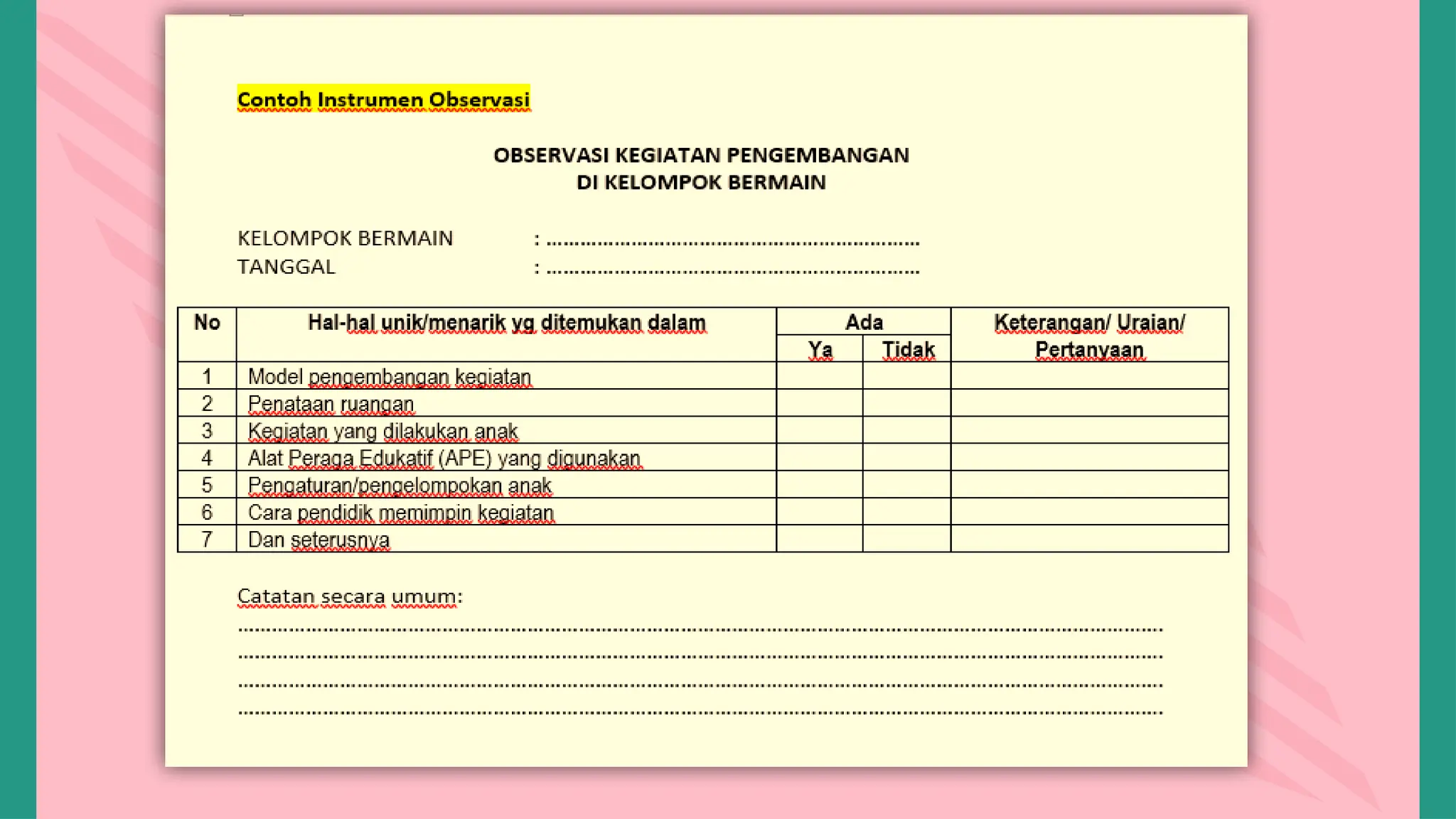 MATERI SESI 2 ANALISIS KEGIATAN PENGEMBNAGAN ANAK USIA DINI.pptx