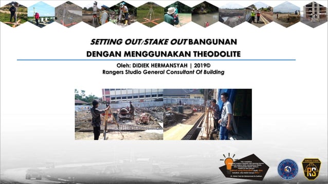 Cara setting out atau stake out bangunan dengan theodolite | PDF