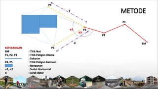 Cara setting out atau stake out bangunan dengan theodolite | PDF