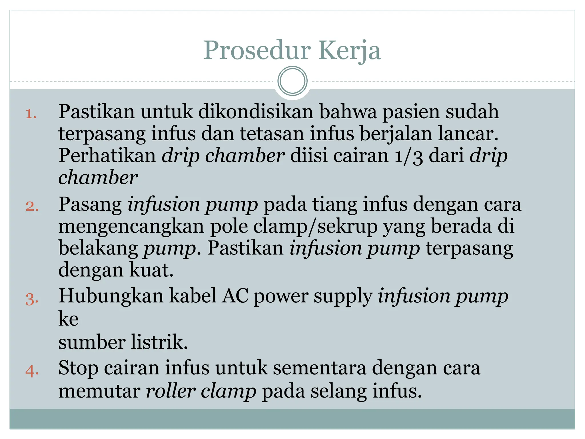 INFUS PUMP DAN SYRINE PUMP SERTA PERHOITUNGAN DOSIS OBAT | PPTX