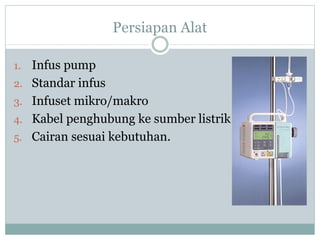 INFUS PUMP DAN SYRINE PUMP SERTA PERHOITUNGAN DOSIS OBAT | PPTX