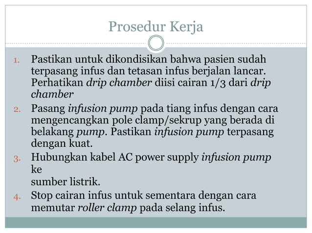 INFUS PUMP DAN SYRINE PUMP SERTA PERHOITUNGAN DOSIS OBAT | PPTX