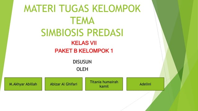 MATERI SIMBIOSIS PREDASI KELOMPOK I.pptx
