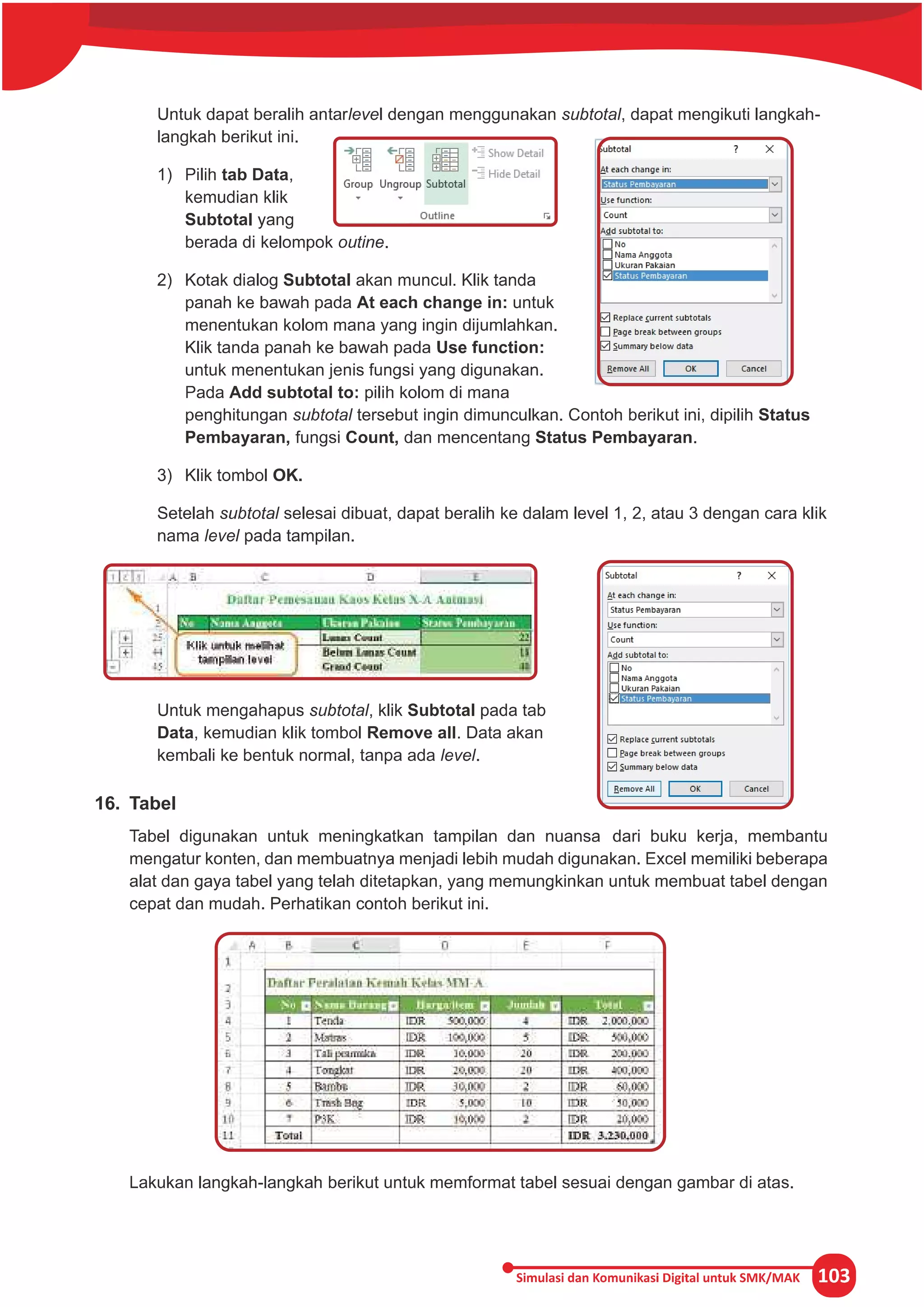 Materi Simkomdig KI-KD 3.4-4.4 Menerapkan Logika dan Operasi Perhitungan Data | PDF