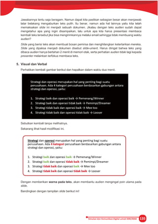 Materi Simkomdig KI-KD 3.6-4.6 Menerapkan Teknik Presentasi yang Efektif | PDF