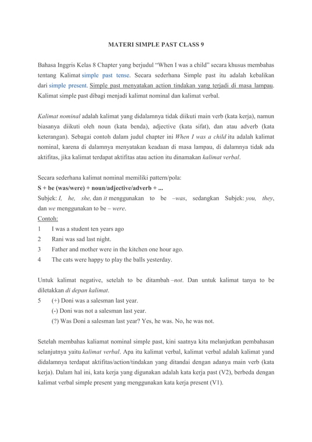 MATERI SIMPLE PAST CLASS 9.docx
