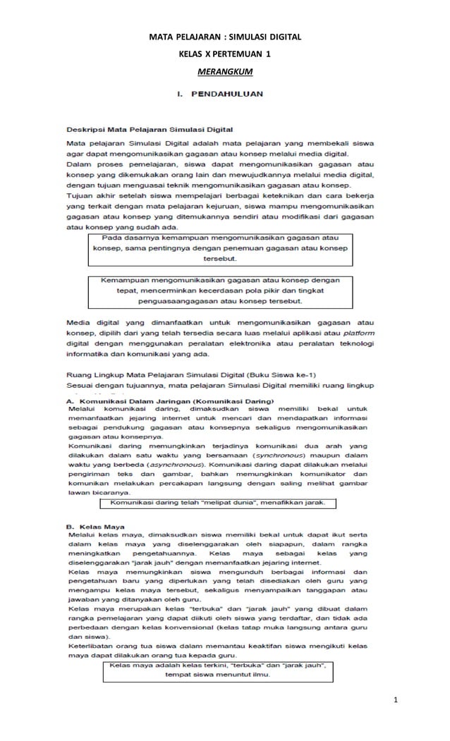 Materi Simulasi Digital Pertemuan 1 | DOCX